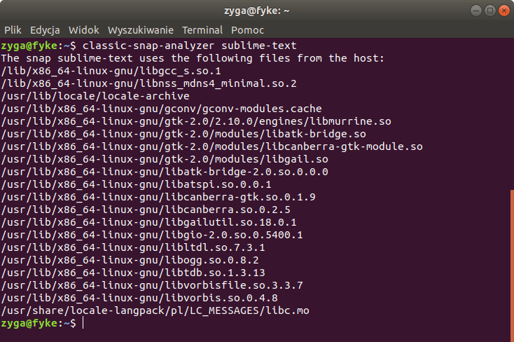 Install Classic snap analyzer on Linux | Snap Store