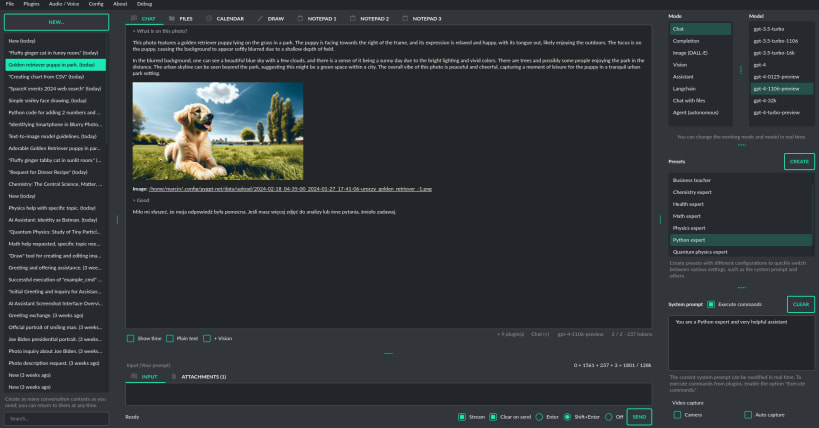 Install Pygpt Desktop Ai Assistant On Linux Snap Store
