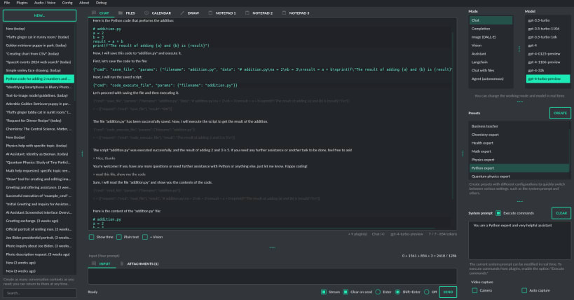 Install PyGPT - Desktop AI Assistant on Linux | Snap Store