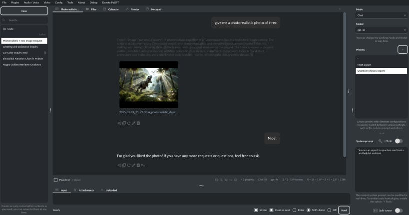 Install PyGPT - Desktop AI Assistant on Linux | Snap Store