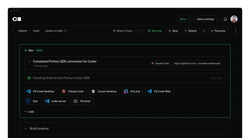 Install Coder on Linux | Snap Store