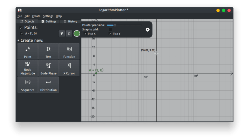 Install LogarithmPlotter on Linux | Snap Store