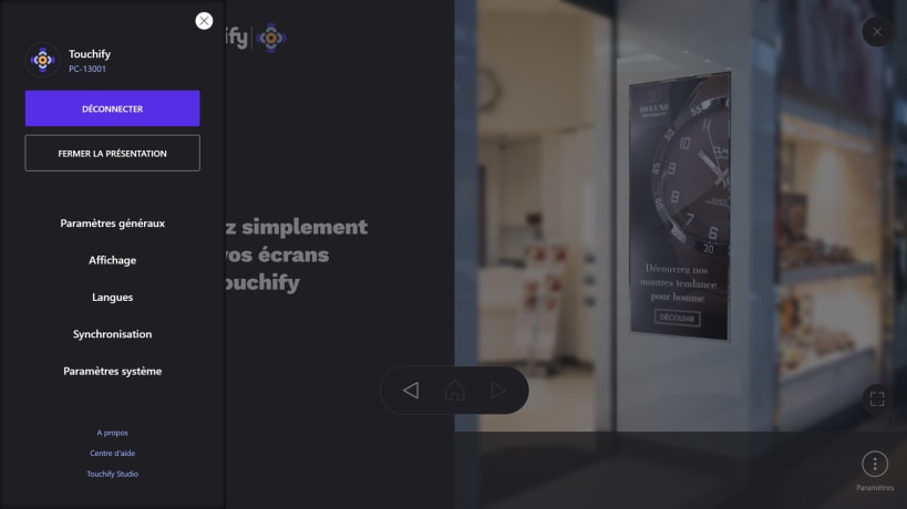 Install Touchify Player on Linux | Snap Store