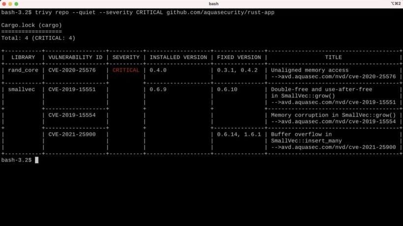 Install Trivy Vulnerability Scanner on Ubuntu using the Snap Store ... Install Trivy Vulnerability Scanner on Ubuntu using the Snap Store ...