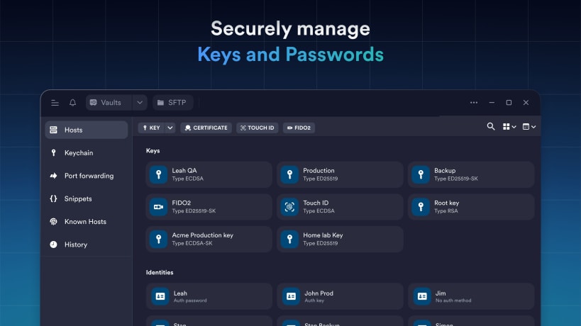 Install Termius - Modern SSH Client on Linux | Snap Store