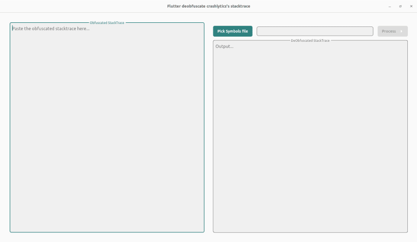 Install Flutter deobfuscate crashlytics's log on Linux | Snap Store