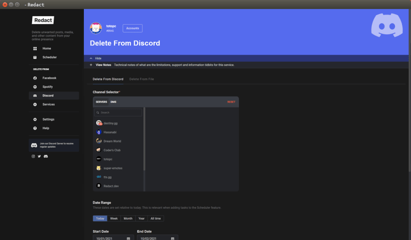 Install Redact on Linux | Snap Store