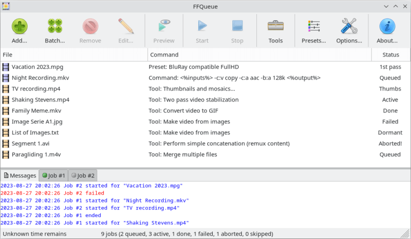 Install FFQueue on Linux | Snap Store