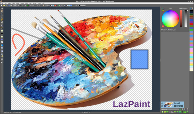 Install lazpaint on Linux | Snap Store
