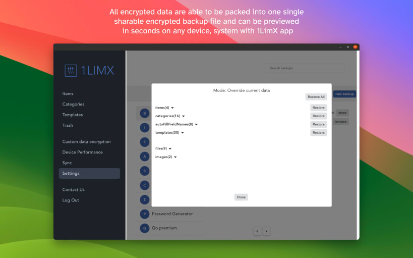 Install 1LimX: encryption & password management on Manjaro Linux using the Snap Store | Snapcraft