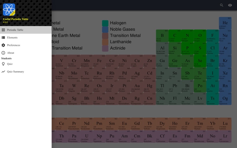 Install Useful Periodic Table Lite on Linux | Snap Store