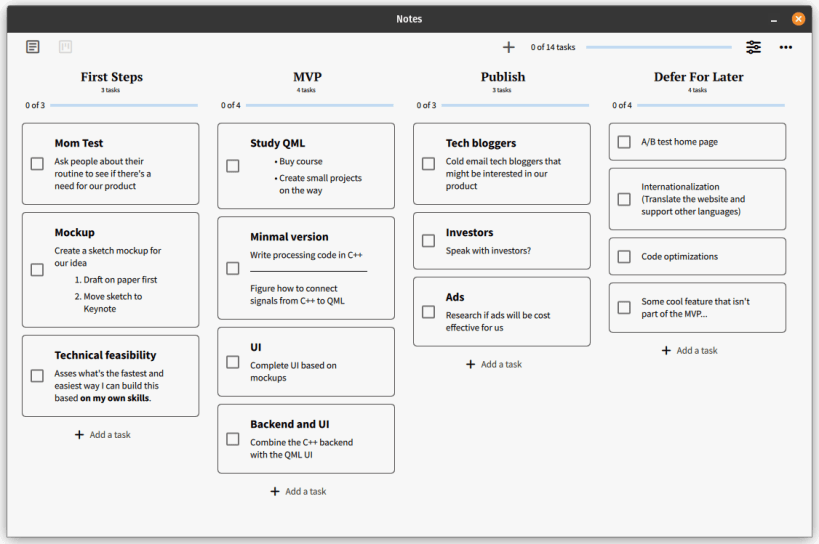 Install Notes on KDE Neon using the Snap Store | Snapcraft