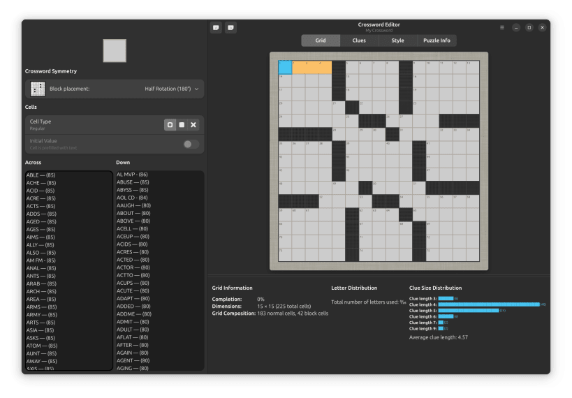 Install Crosswords on Linux | Snap Store