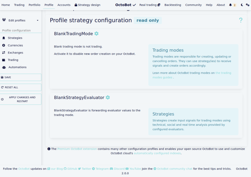 Install octobot on Linux | Snap Store