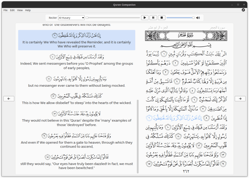 Install Quran Companion on Linux | Snap Store