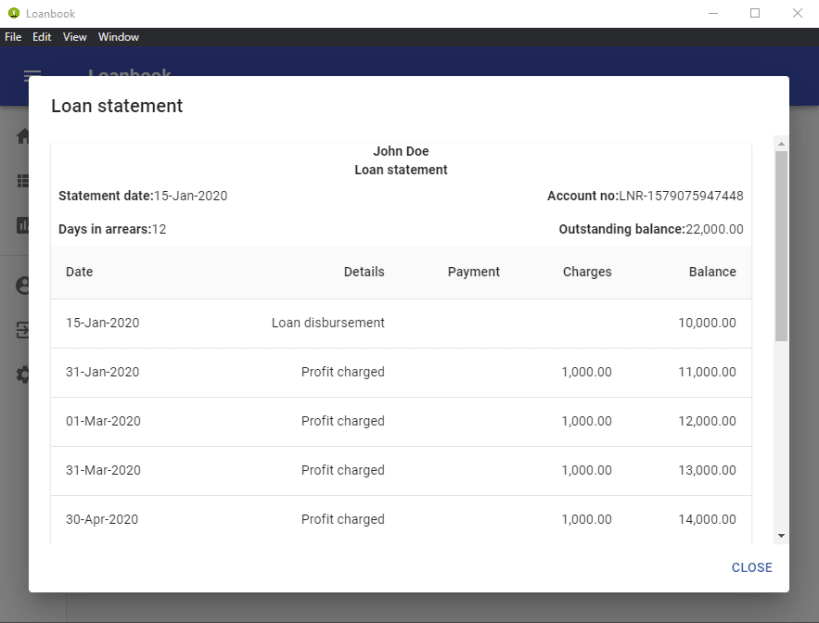 Install loanbook on Linux | Snap Store
