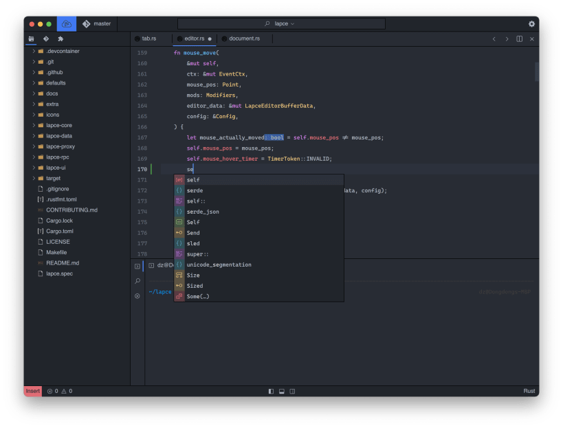 Install lapce on KDE Neon using the Snap Store | Snapcraft