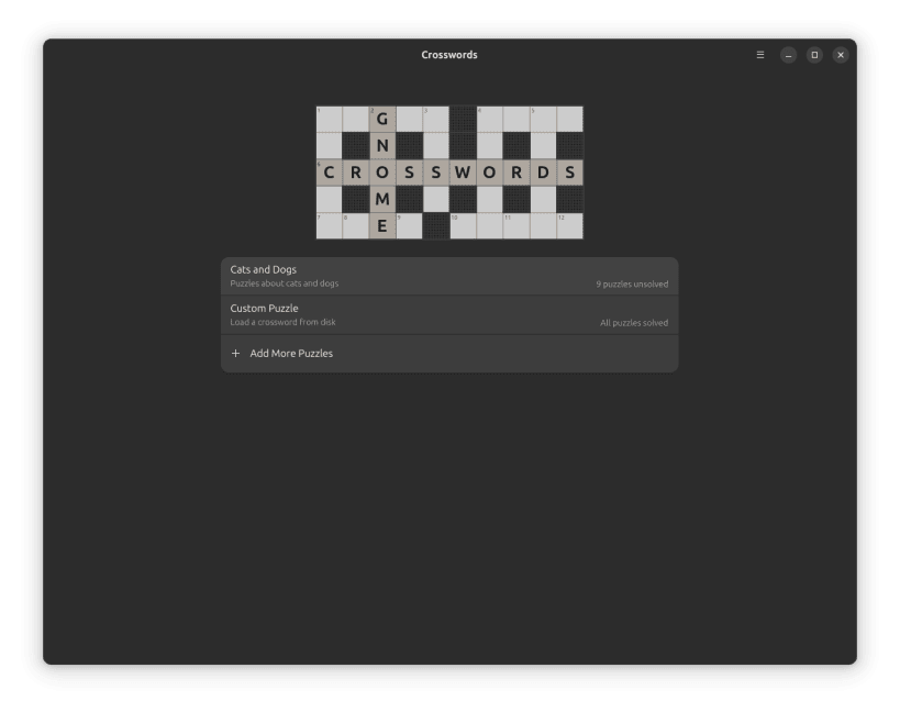 Install Crosswords on Linux | Snap Store