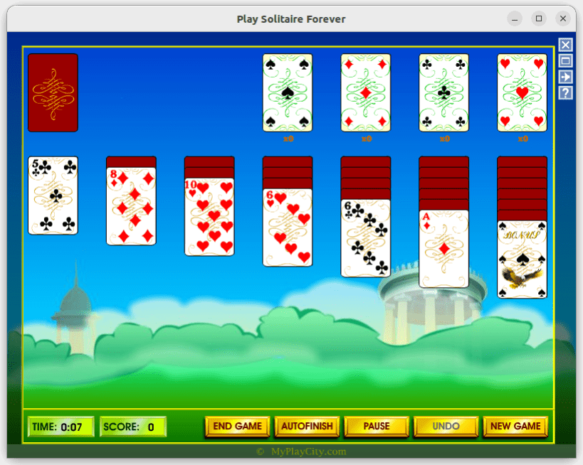 Install Play Solitaire Forever on Linux | Snap Store