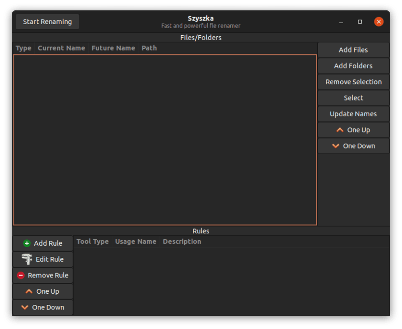 Install szyszka on Arch Linux using the Snap Store | Snapcraft