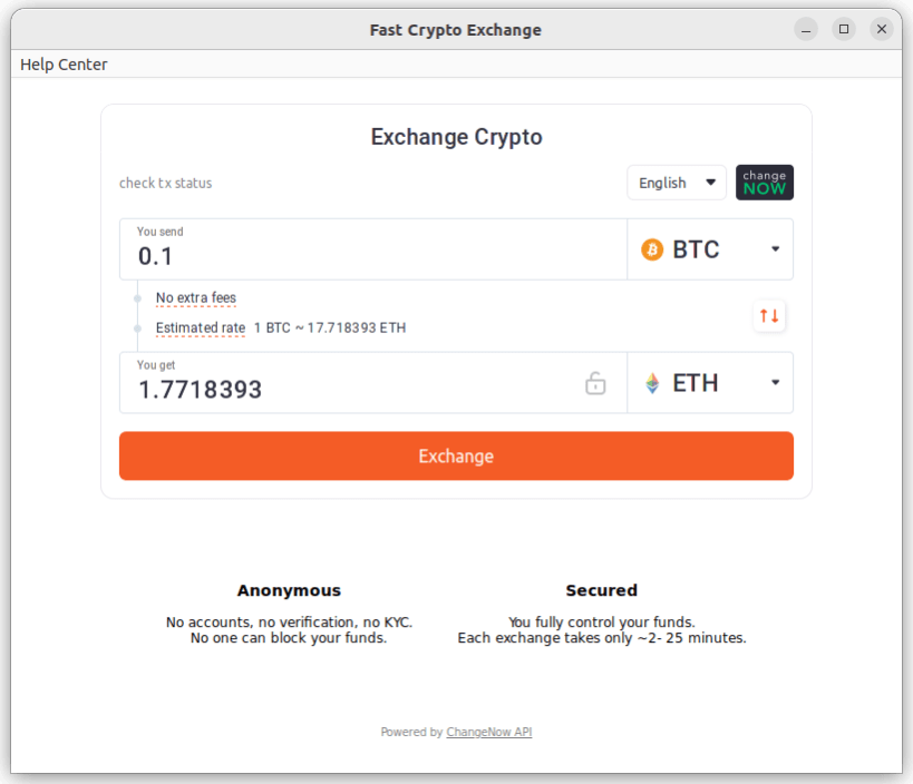 Install Fast Crypto Exchange on Linux | Snap Store