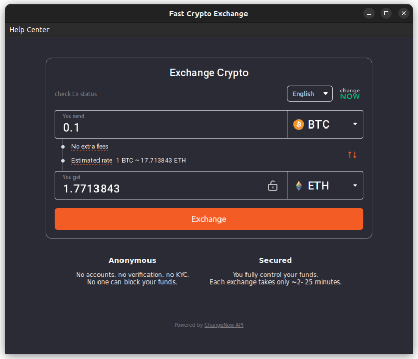 Install Fast Crypto Exchange on Linux | Snap Store