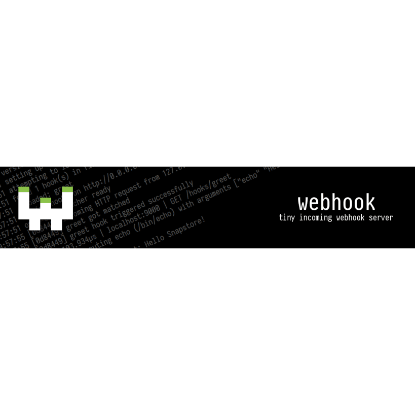 Install webhook on Linux | Snap Store