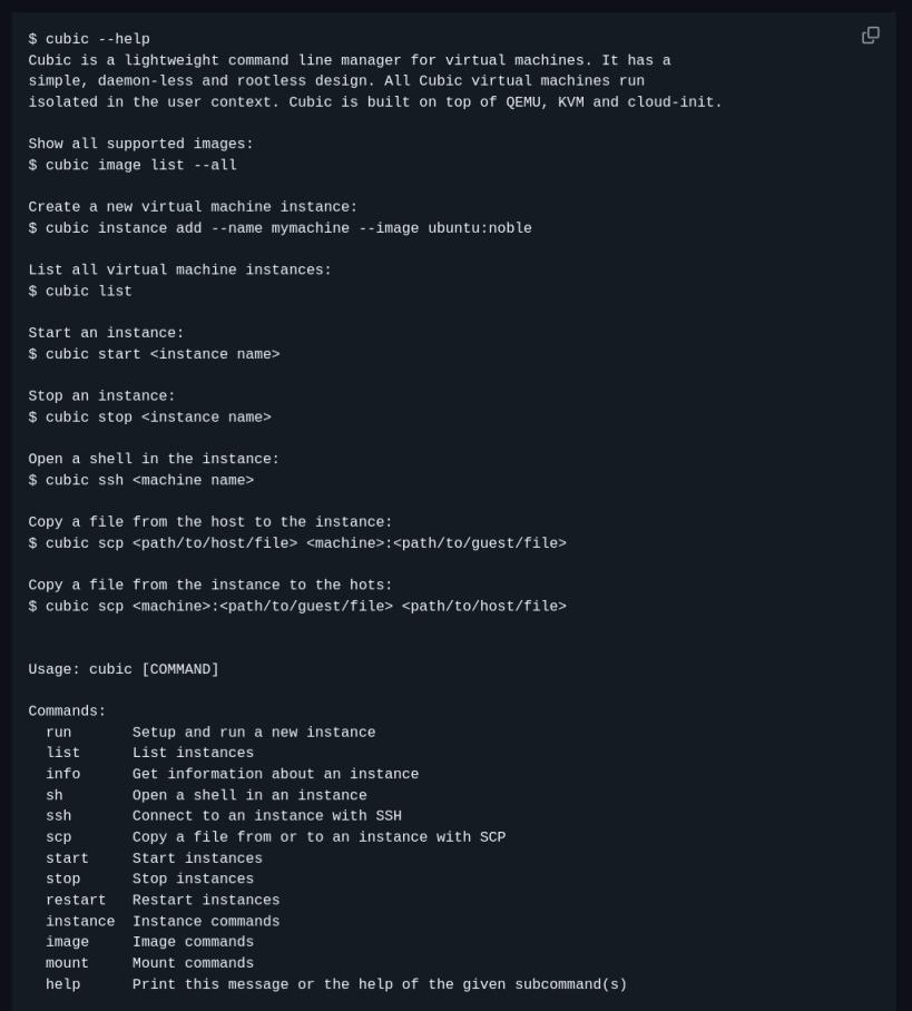 Install cubic on Debian using the Snap Store | Snapcraft