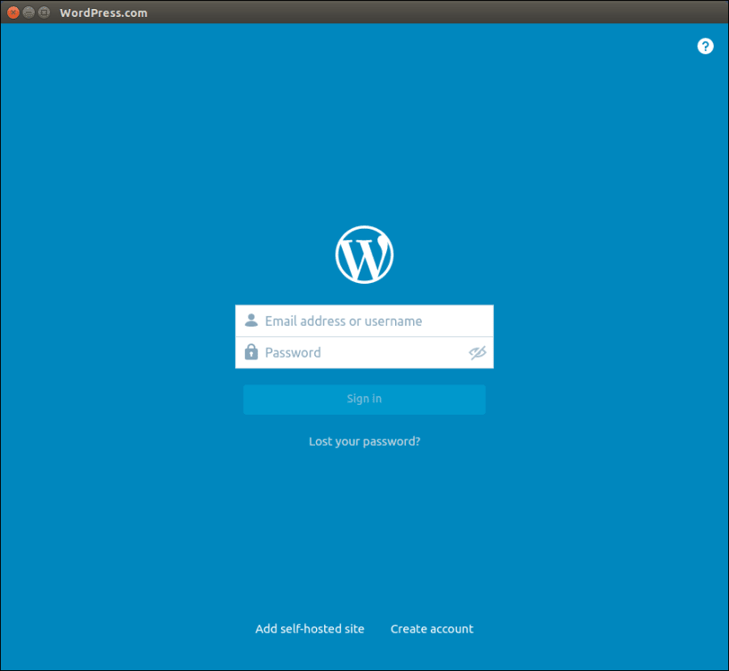Install Wordpress.com Desktop on Linux | Snap Store
