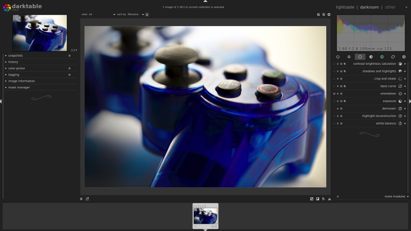 Install Darktable on Linux | Snap Store
