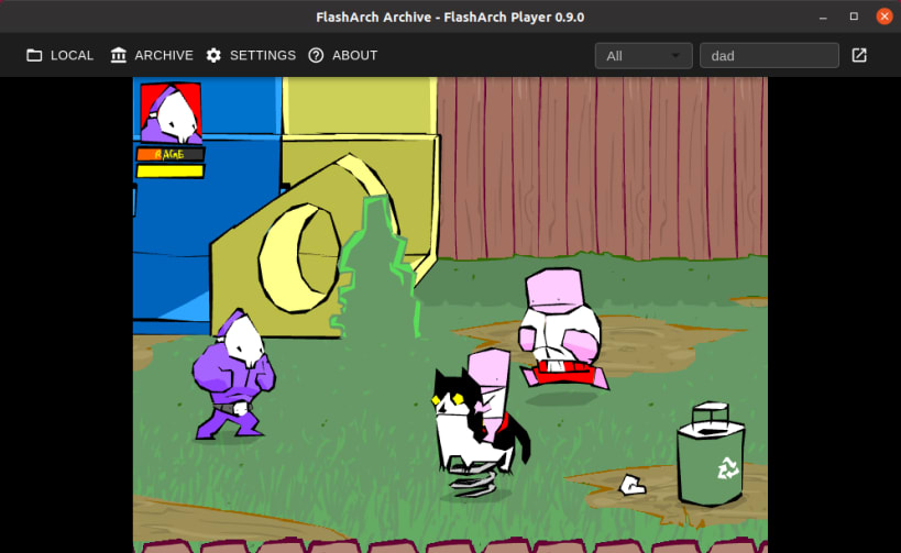 Install FlashArch - Adobe Flash SWF Player on Linux | Snap Store