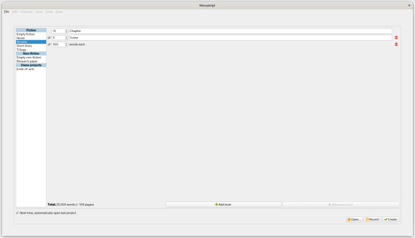 Install Manuskript on Linux | Snap Store