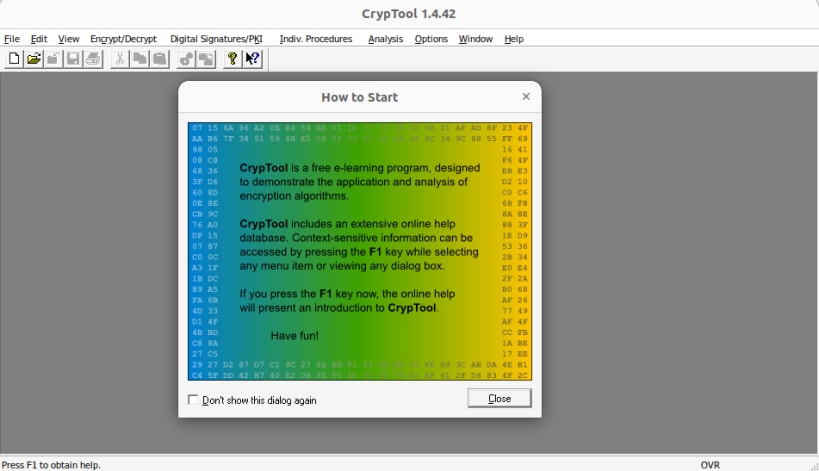 Install CrypTool 1 on Linux | Snap Store
