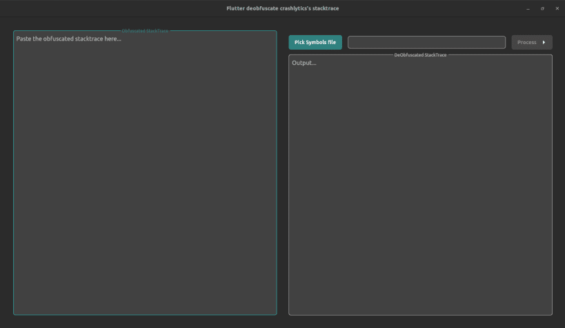 Install Flutter deobfuscate crashlytics's log on Linux | Snap Store