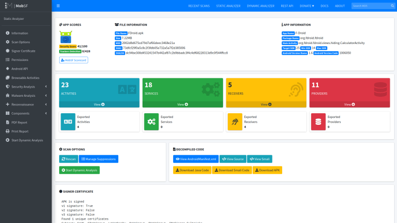 Install Mobile Security Framework on Linux | Snap Store