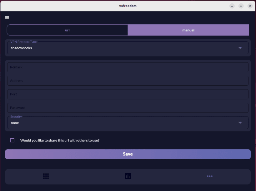 Install v4freedom on Linux | Snap Store
