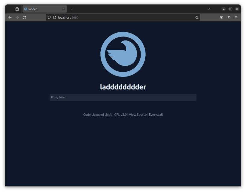 Install ladder on Linux | Snap Store