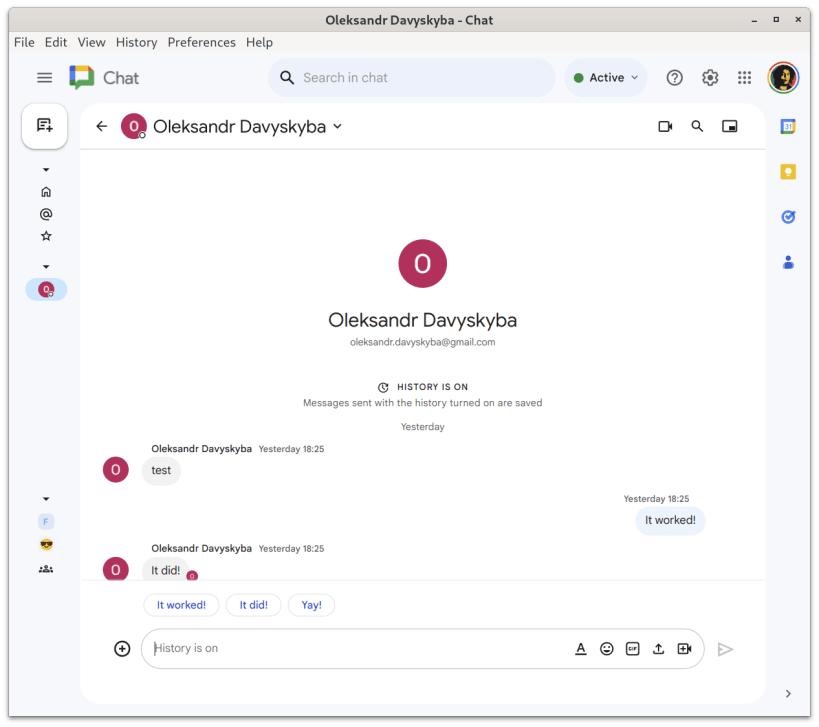Install google-chat-desktop on Linux | Snap Store