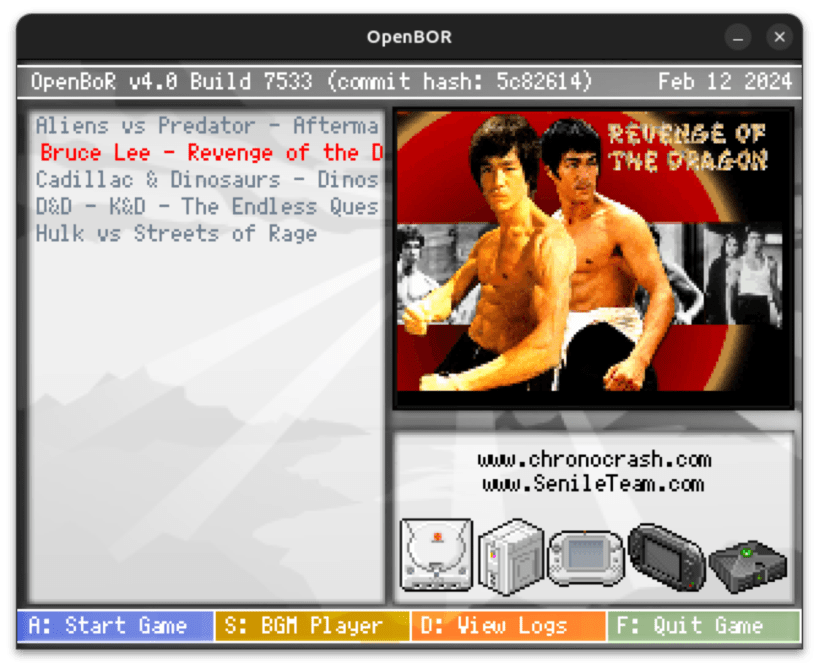 Install OpenBOR 4 on Linux | Snap Store