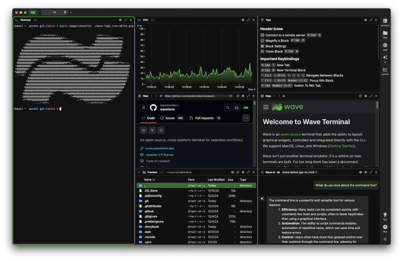 Install Wave Terminal on Linux | Snap Store