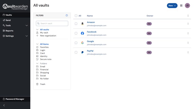 Install Vaultwarden on Linux | Snap Store