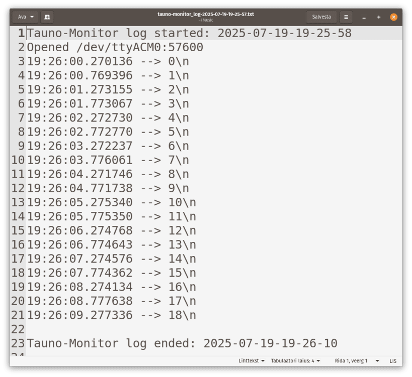 Install Tauno Monitor on Linux | Snap Store