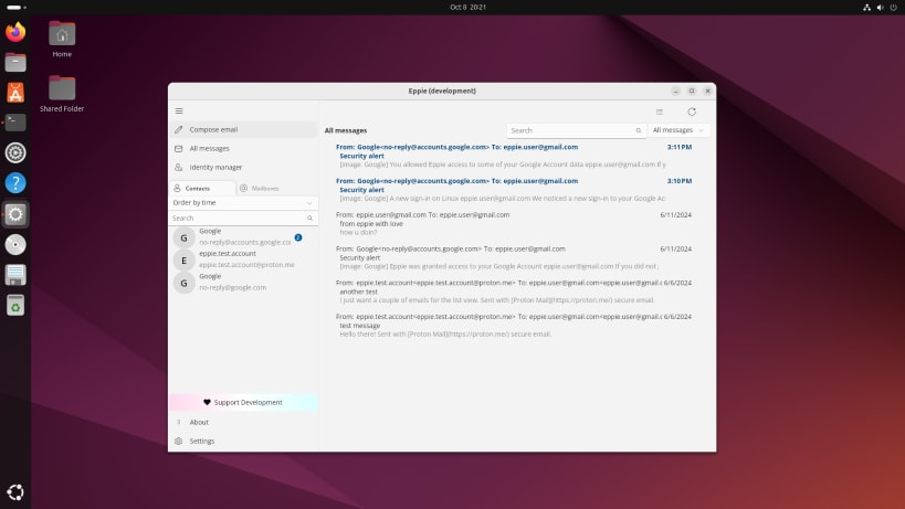 Install Eppie Mail on Linux | Snap Store