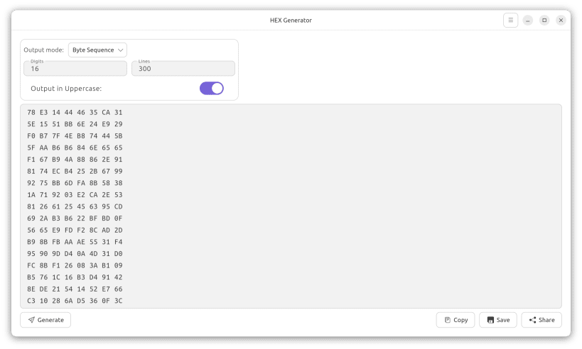 Install HEX Generator on elementary OS using the Snap Store | Snapcraft