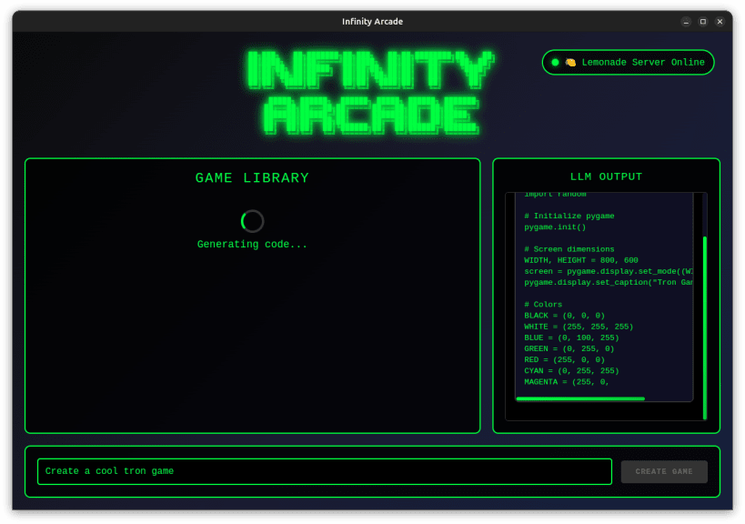 Install infinity-arcade on Linux | Snap Store