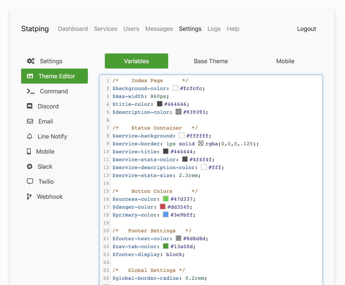 Install statping on Linux | Snap Store