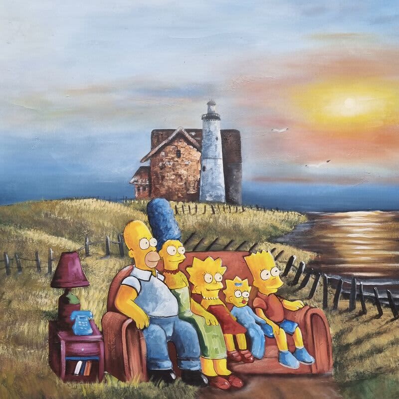Custom Reproduction Simpson Painting