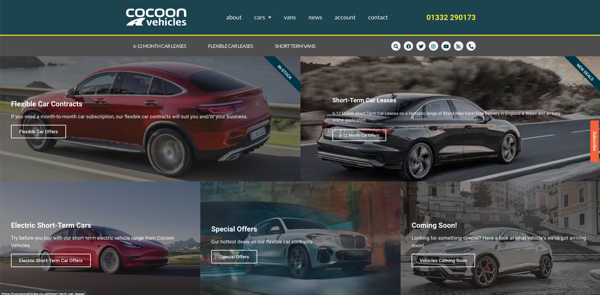 Cocoon Vehicles Car Subscriptions