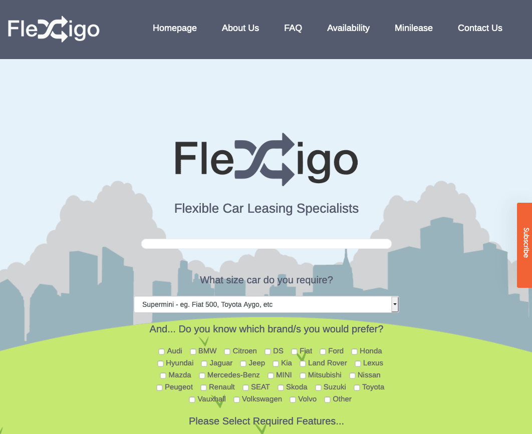 Flexigo Car Subscriptions and Short-Term Leases