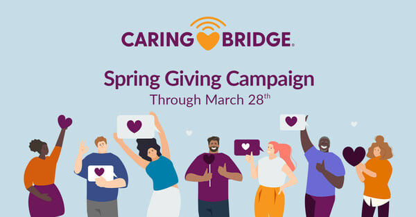 CaringBridge Announces 2024 Spring Giving Campaign illustration
